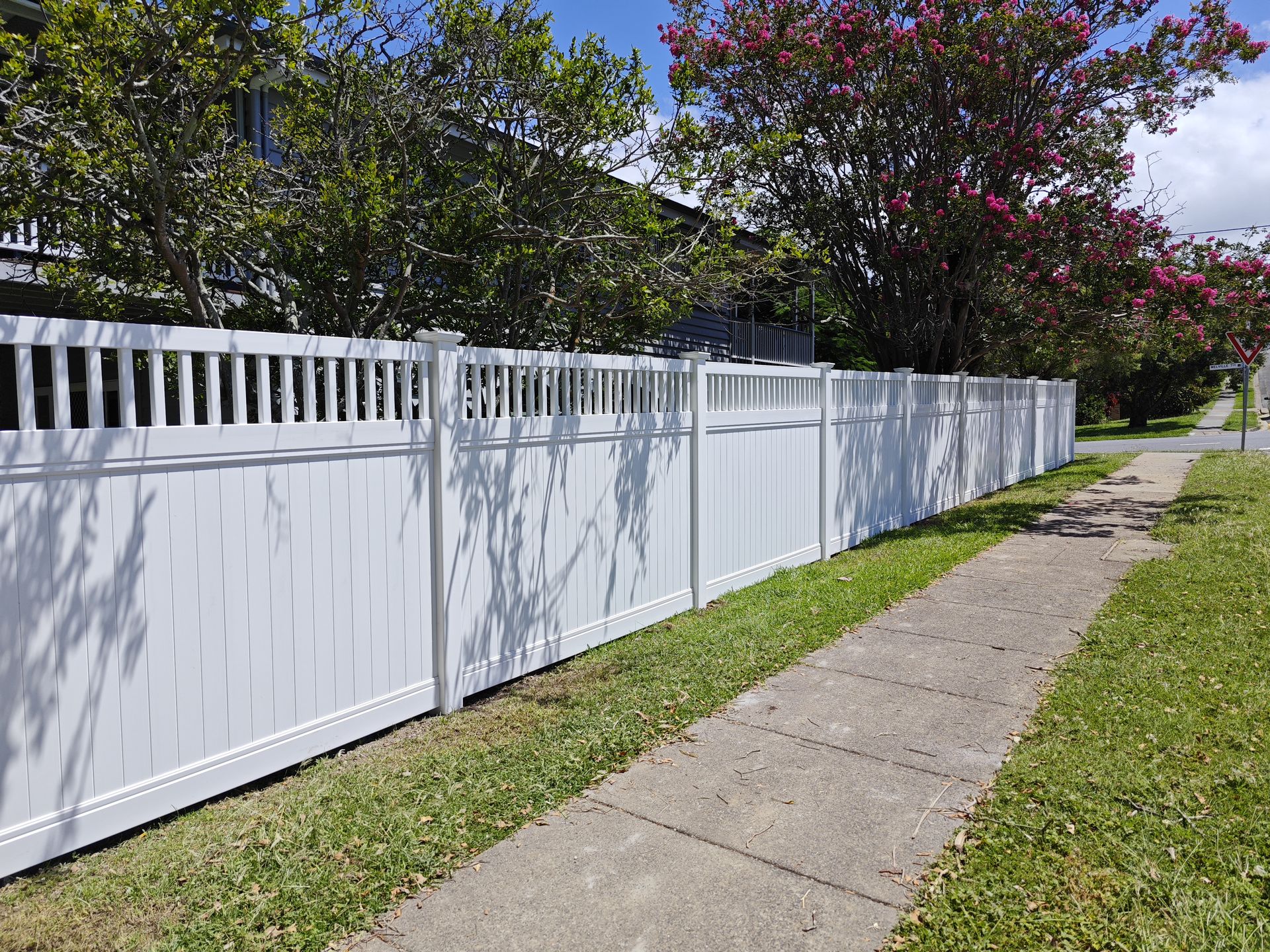 Alloy Frame Double Swing Gates (Pair) - D01 (Dual-Layer Picket) | PVC ...