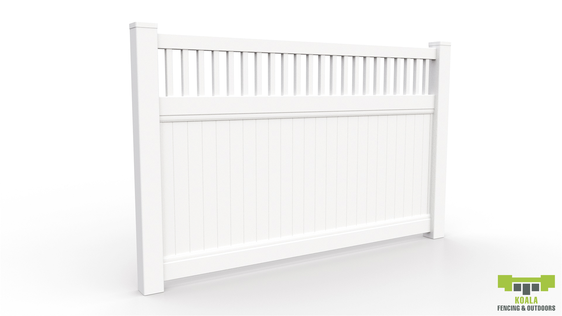 G Series - Partial Privacy PVC Fence | PVC Fencing Brisbane | Durable ...