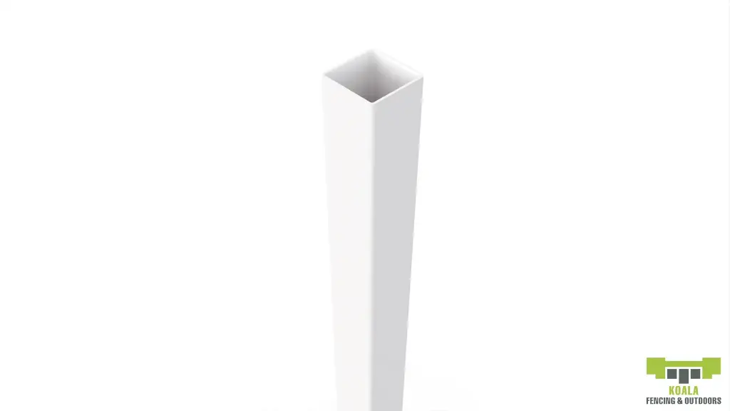 PVC Post - 102x102mm Blank (for Series C/D/E Panels) | PVC Fencing ...