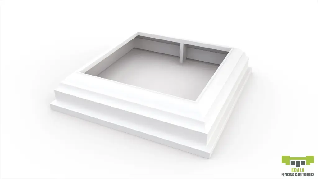 PVC Post Base Dress Ring | Koala Fencing & Outdoors | PVC Fencing Warehouse