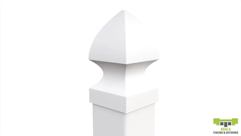 PVC Post Cap - Goth | PVC Fencing Brisbane | Durable & Stylish ...