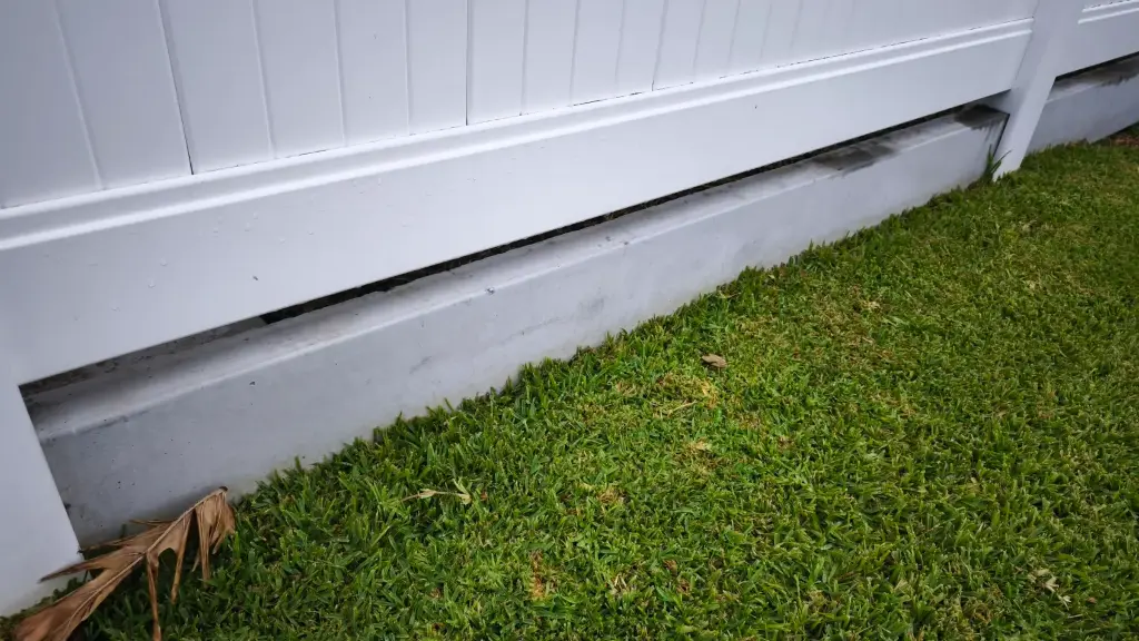 Under Fence Concrete Sleeper | PVC Fencing Brisbane | Durable & Stylish ...